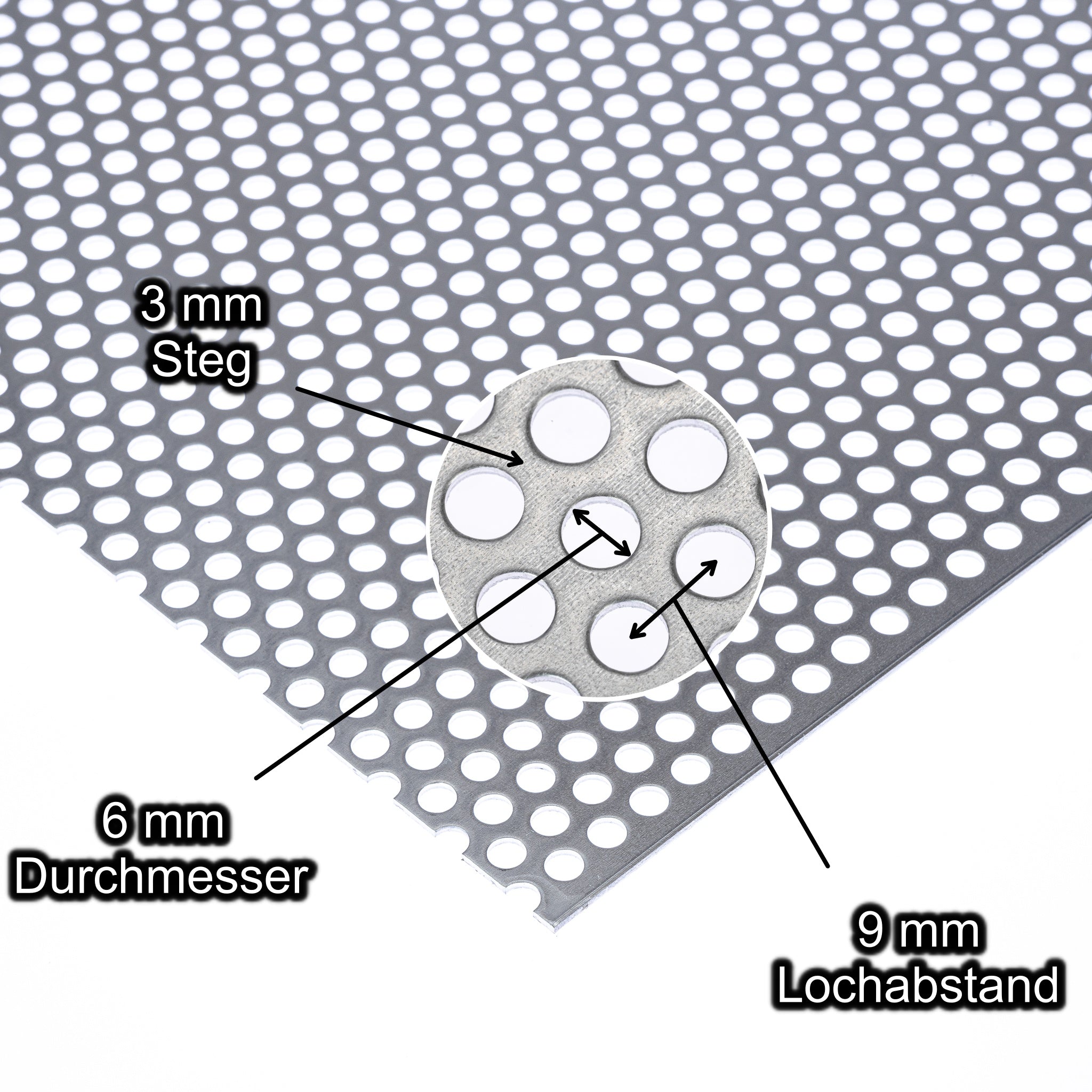 Lochblech Alu 1000 X 2000